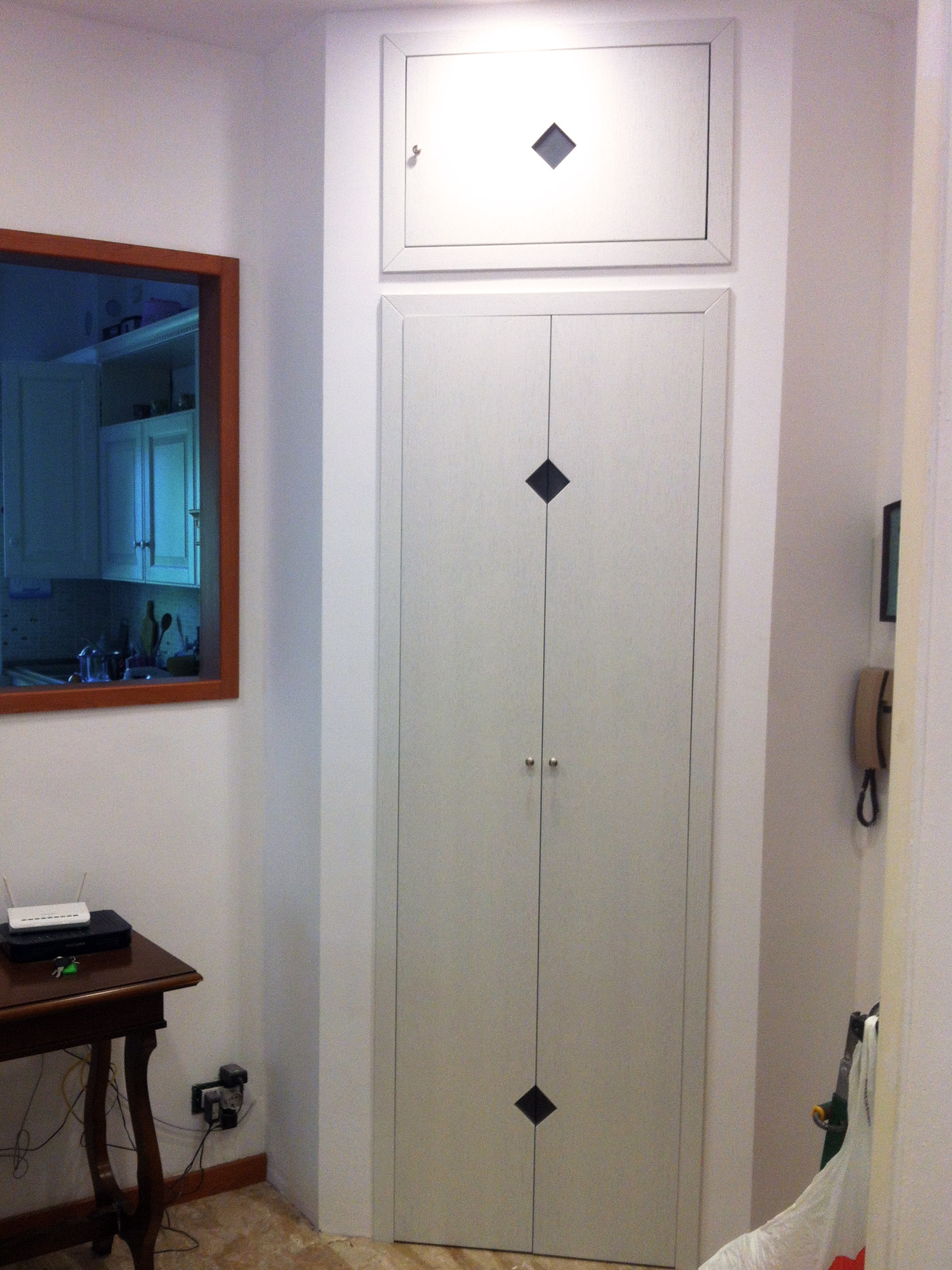 Armadio a muro in nicchia - Falegnameria Bastia